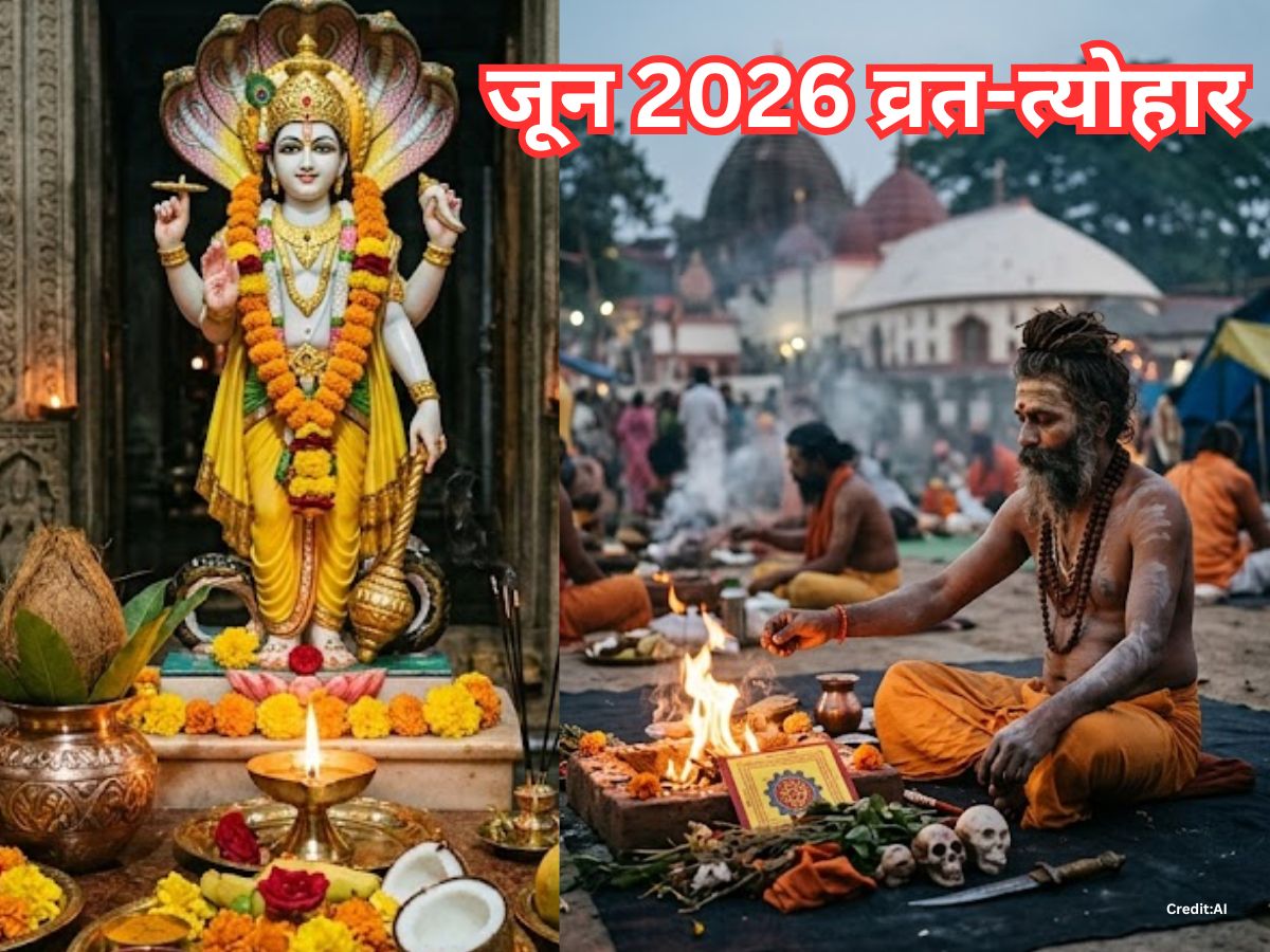 june 2026 vrat tyohar list nirjala ekadashi kab hai maa kamakhya ...