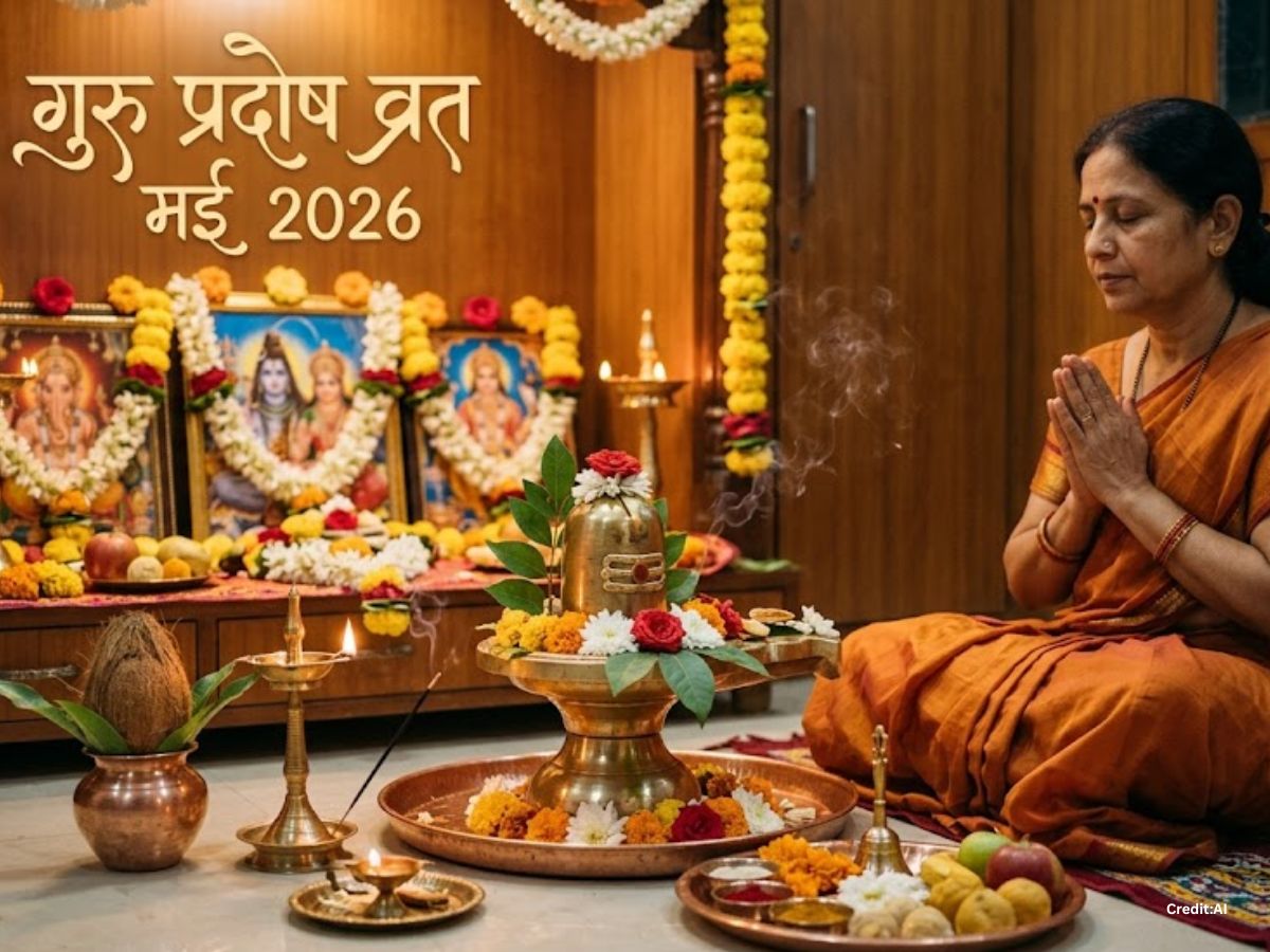 guru pradosh vrat may 2026 pradosh kaal muhurat upay | गुरु प्रदोष व्रत ...