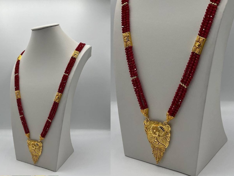 this Indian state red bead mangalsutra considered lucky instead of ...