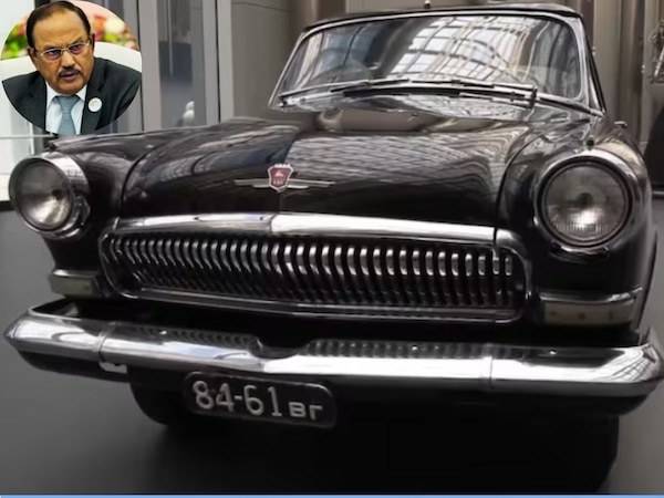 Ajit doval touched Yuri Gagarin black Volga GAZ 21 in Moscow space ...