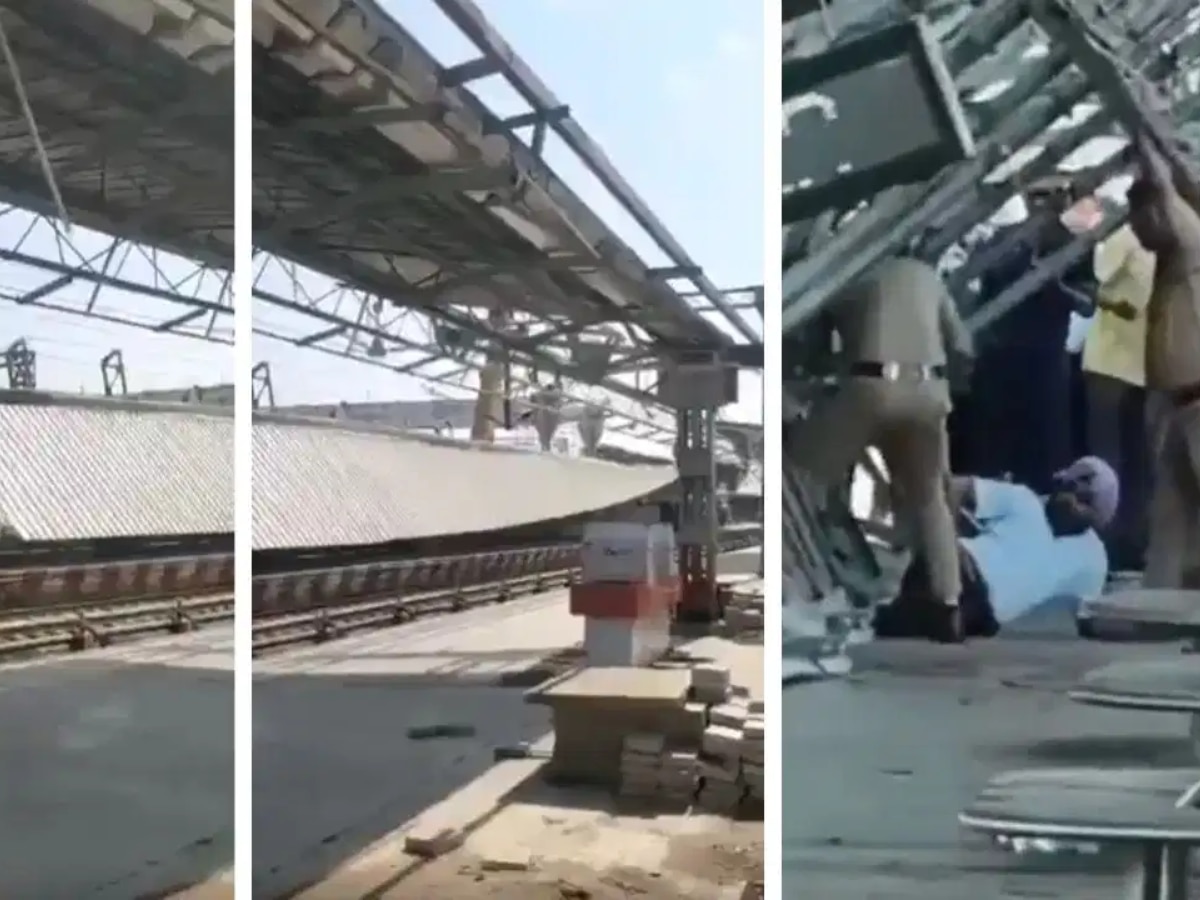lucknow charbagh station shed collapse Contractor fined 50 lakh 3 ...