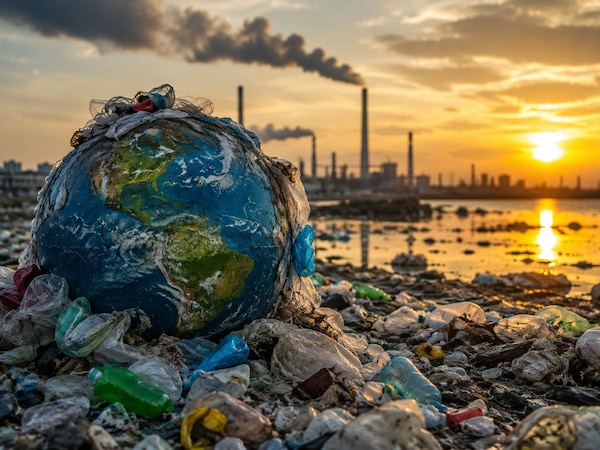 world environment day plastic waste crisis Plastic Pollution Save Earth ...