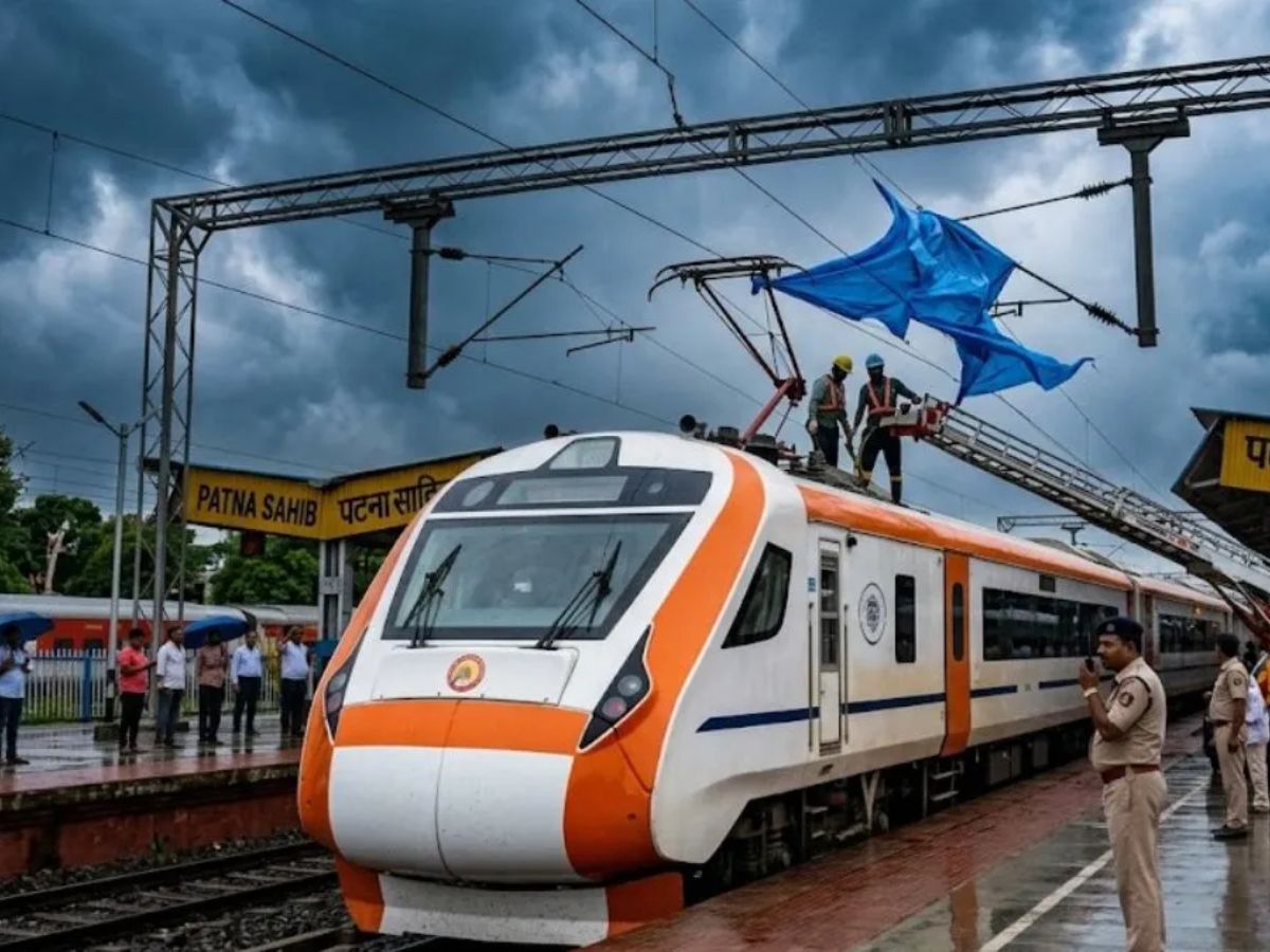 Vande Bharat Express train stranded for four hours at Varanasi Cantt ...