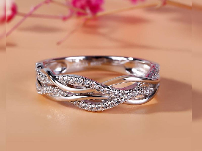 silver ring design for women here is lightweight latest design | गोल्ड ...
