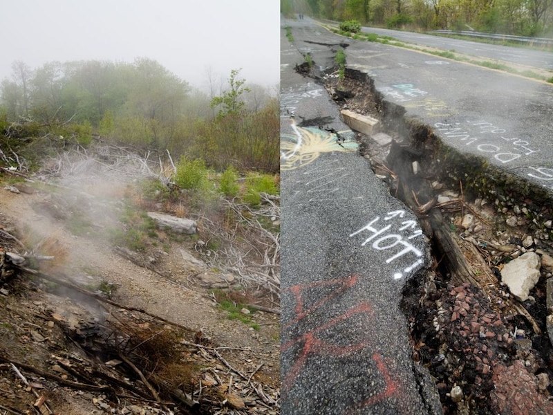 Centralia Pennsylvania Underground Coal Fire 64 Years Burning Fire ...