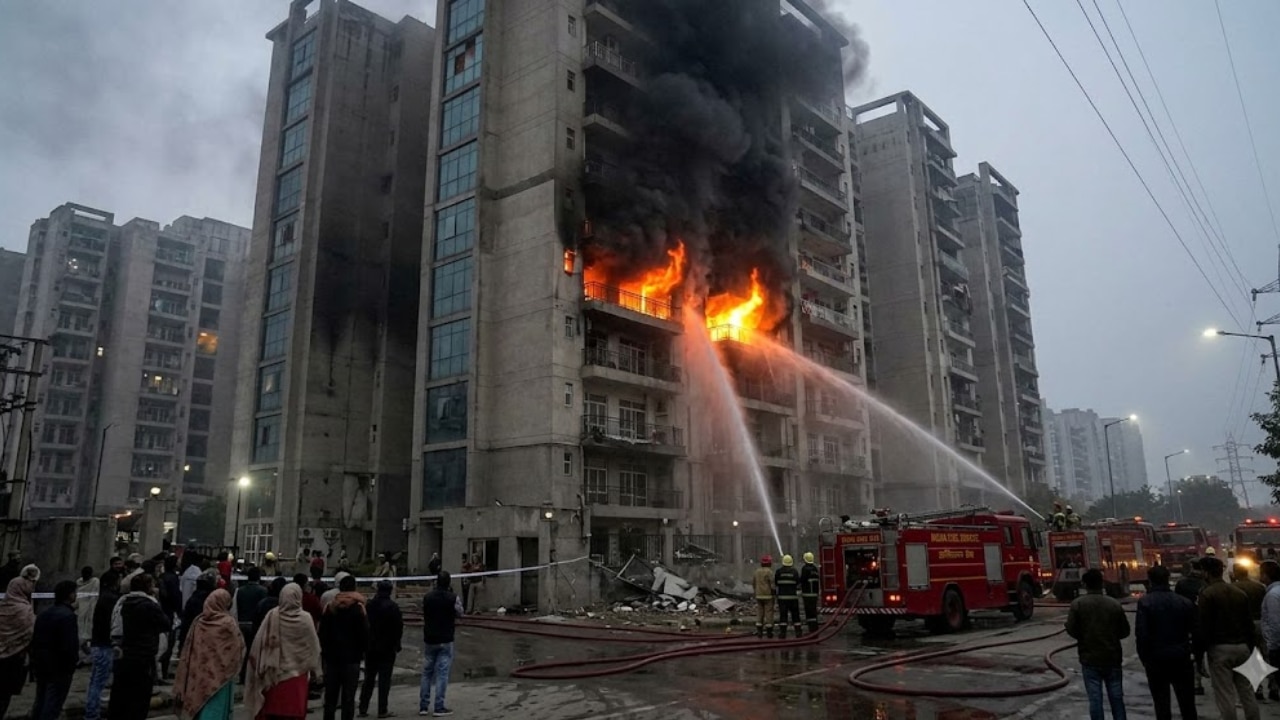 Noida Fire Timeline last two years that caused panic noida From high ...