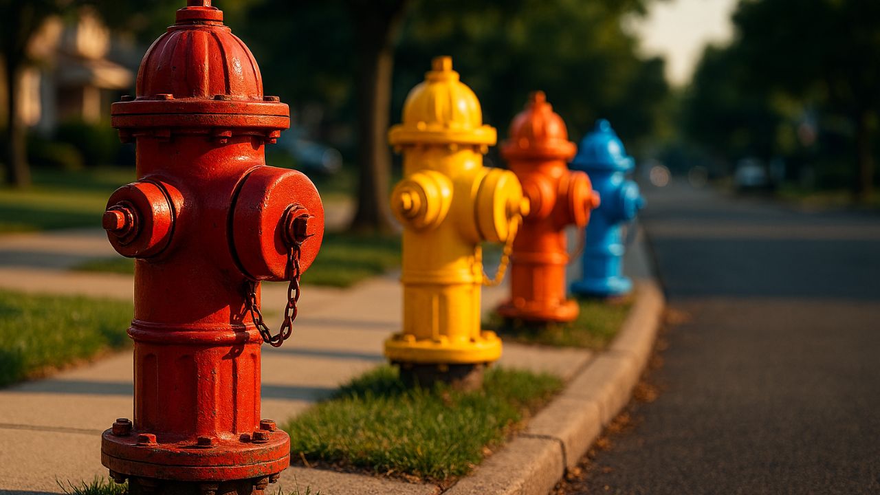 why fire hydrant colors are different in America what does it mean ...
