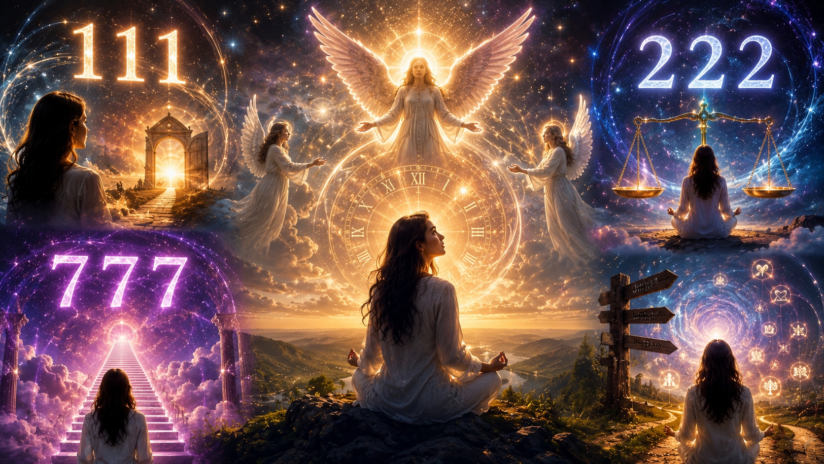 angel numbers meaning secret signs of universe like 111 222 777 | अगर ...