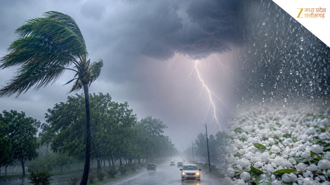 madhya pradesh weather alert 35 jilon mein aandhi barish ka alert 11 ...