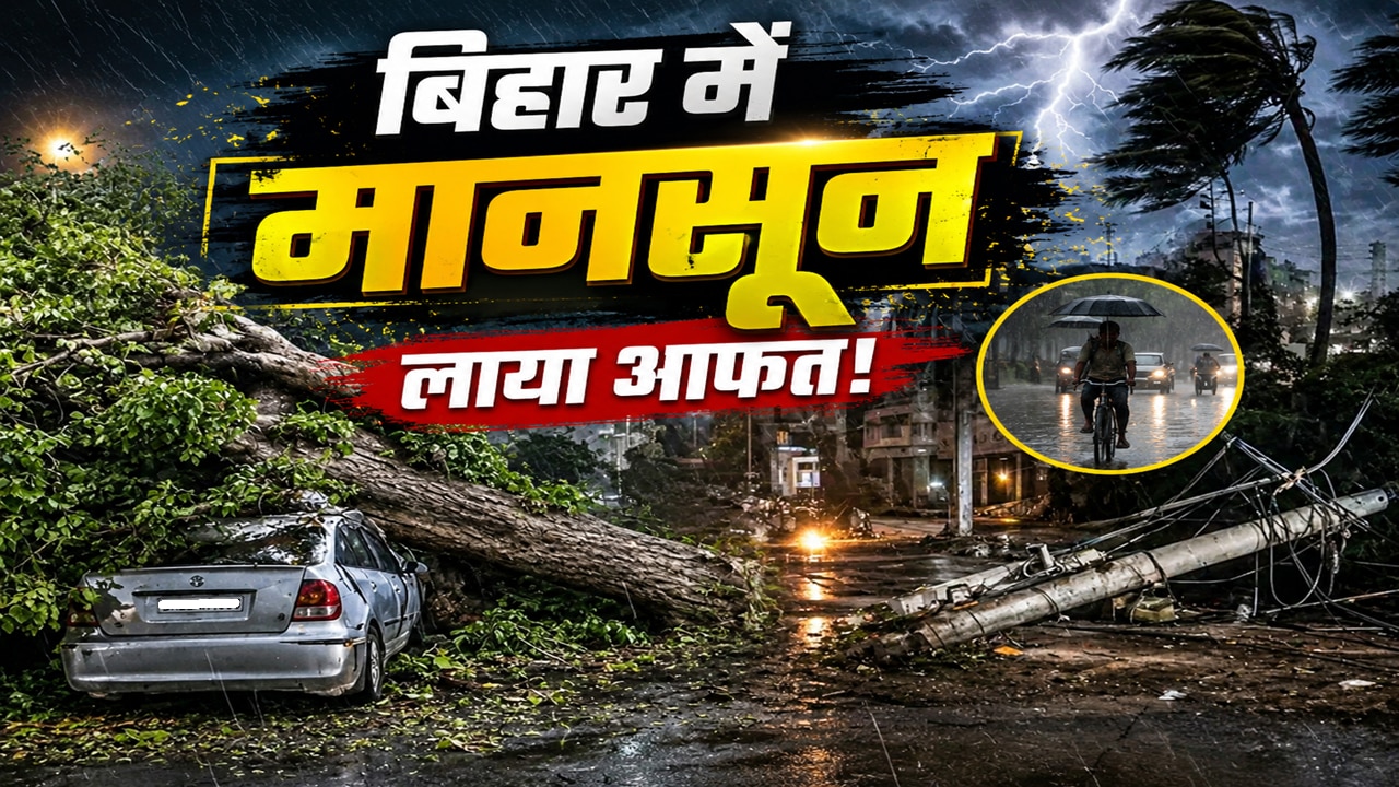 Bihar Weather: बिहार में मानसून पहुंचते ही शुरू हुई मूसलधार बारिश, आंधी ...
