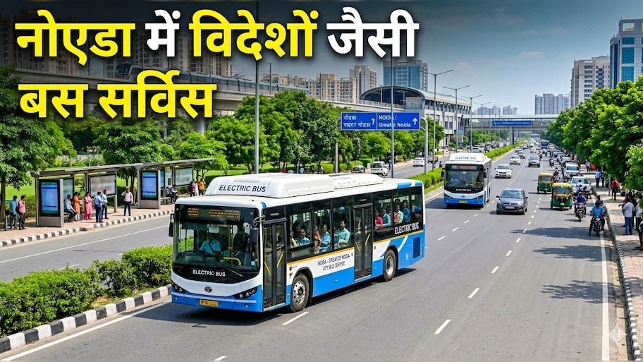 electric and hydrogen city bus service start on 17 routes in Noida ...