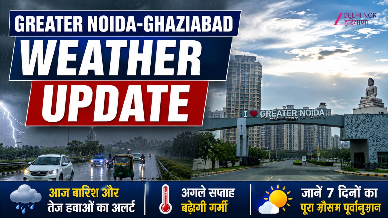Greater Noida-Ghaziabad Weather Update: NCR में इस दिन बारिश और तेज ...