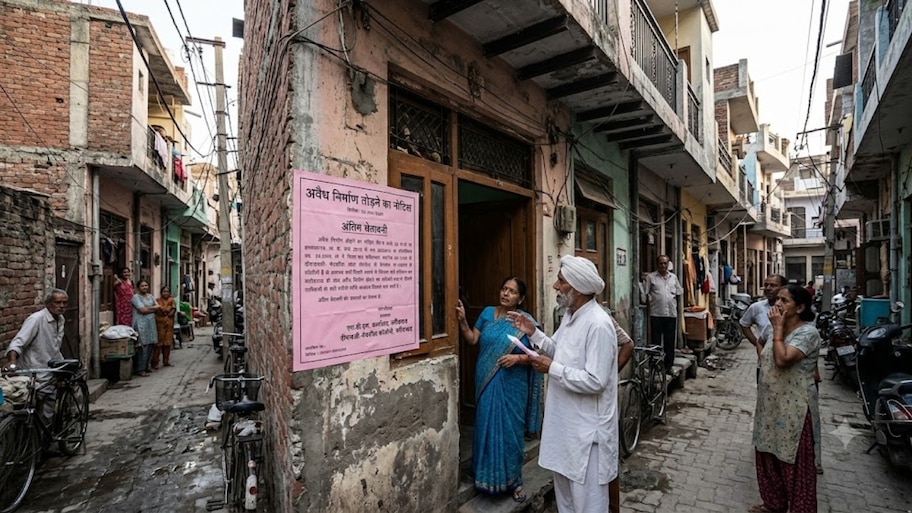 फरीदाबाद की दीपावली-पंचशील कॉलोनी पर तोड़फोड़ का खतरा, प्रशासन ने थमाए ...