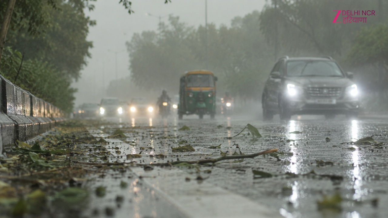 Delhi NCR Weather: दिल्ली-एनसीआर में मौसम ने ली करवट, आंधी-बारिश से ...