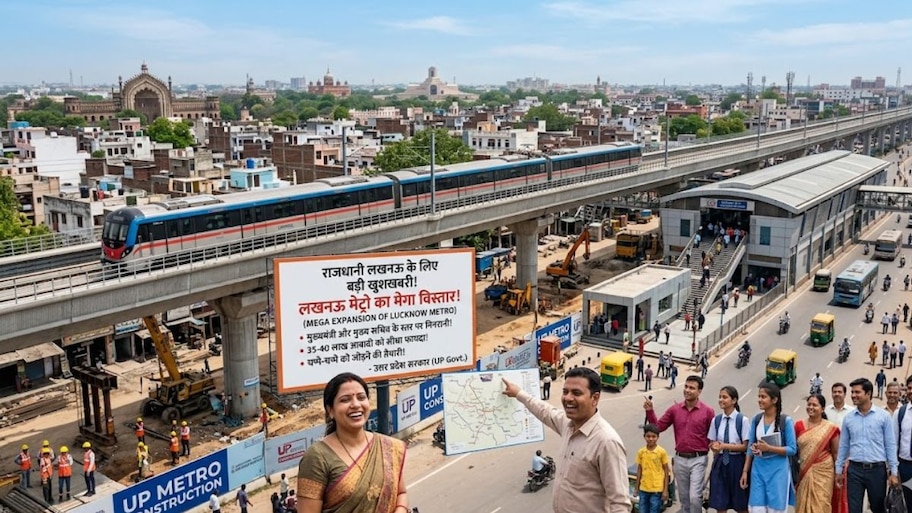 lucknow metro mega expansion 150 km new corridor up government project ...