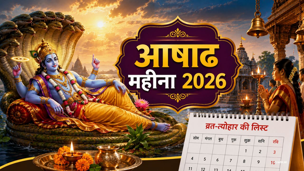 ashadha month 2026 start date end date chaurmas and vrat tyohar | कब से ...
