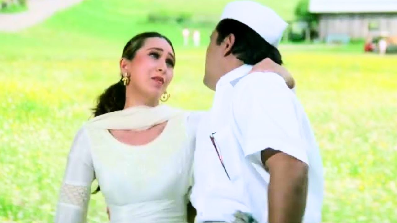 1997 Govinda Karisma Kapoor Iconic Romantic Song Main Tujhko Bhaga Laya ...