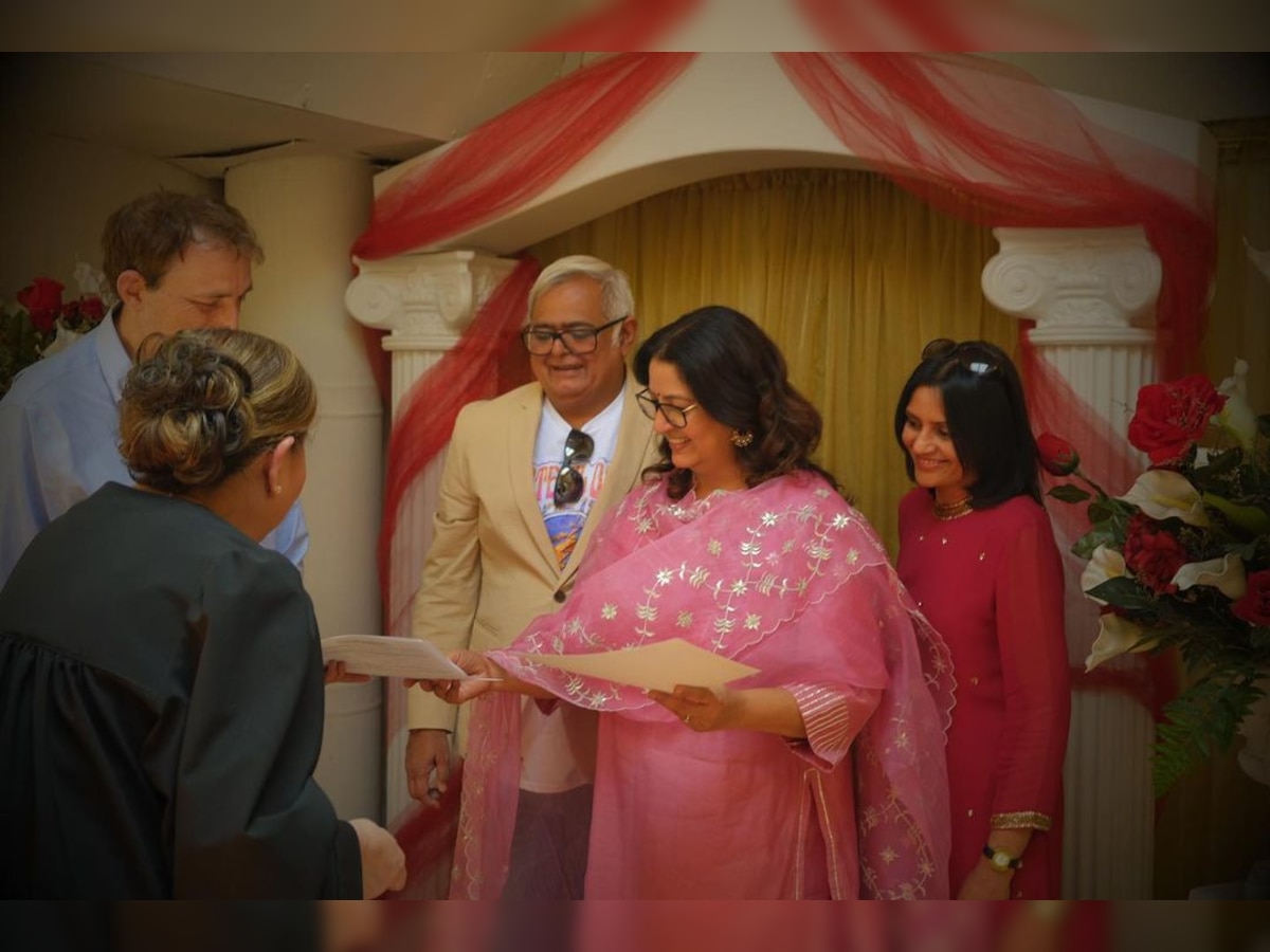 Hansal Mehta Marries Live In Partner Safeena Husain After 17 Years Of