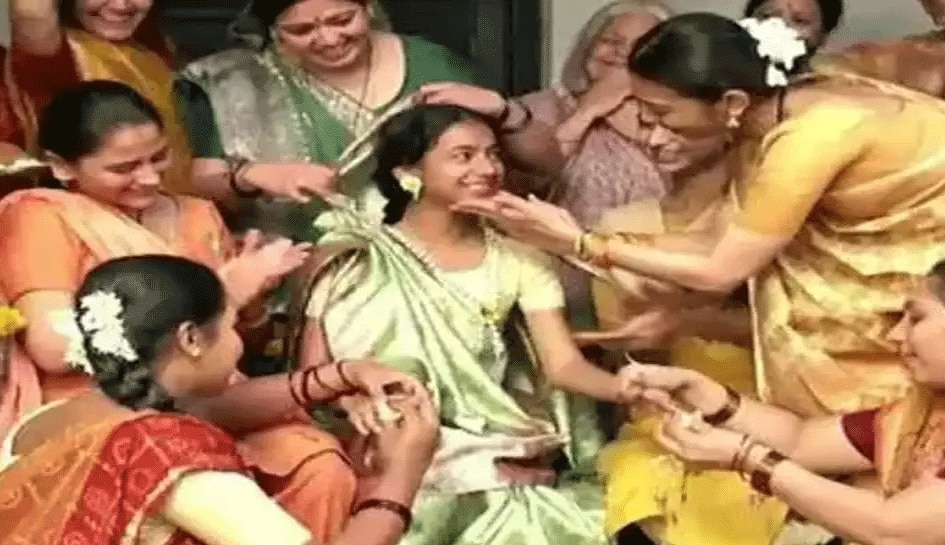 There is a celebration here in India on the first periods the ceremony ...