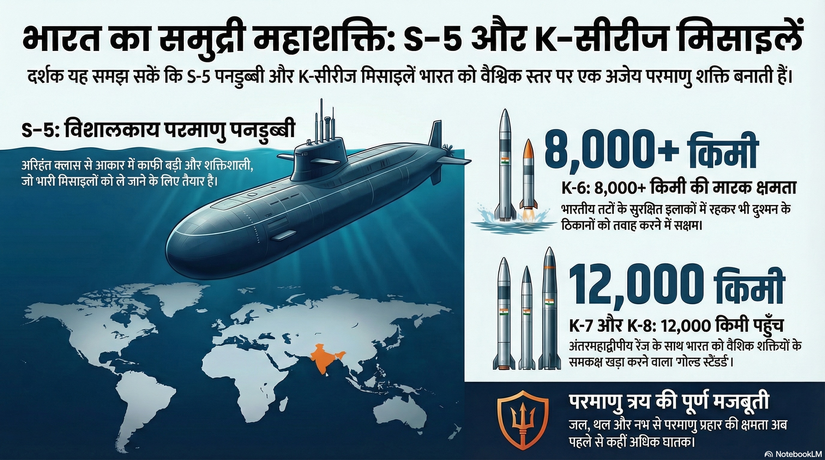 S5 class submarine k series missile india nuclear triad DRDO | DRDO बना ...