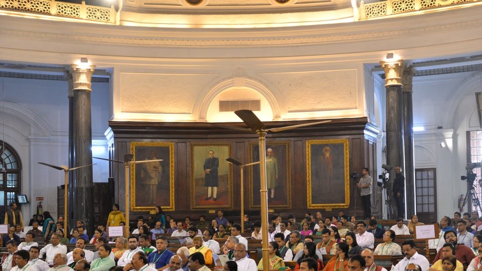 do you know Why are ceiling fans installed upside down in Parliament ...