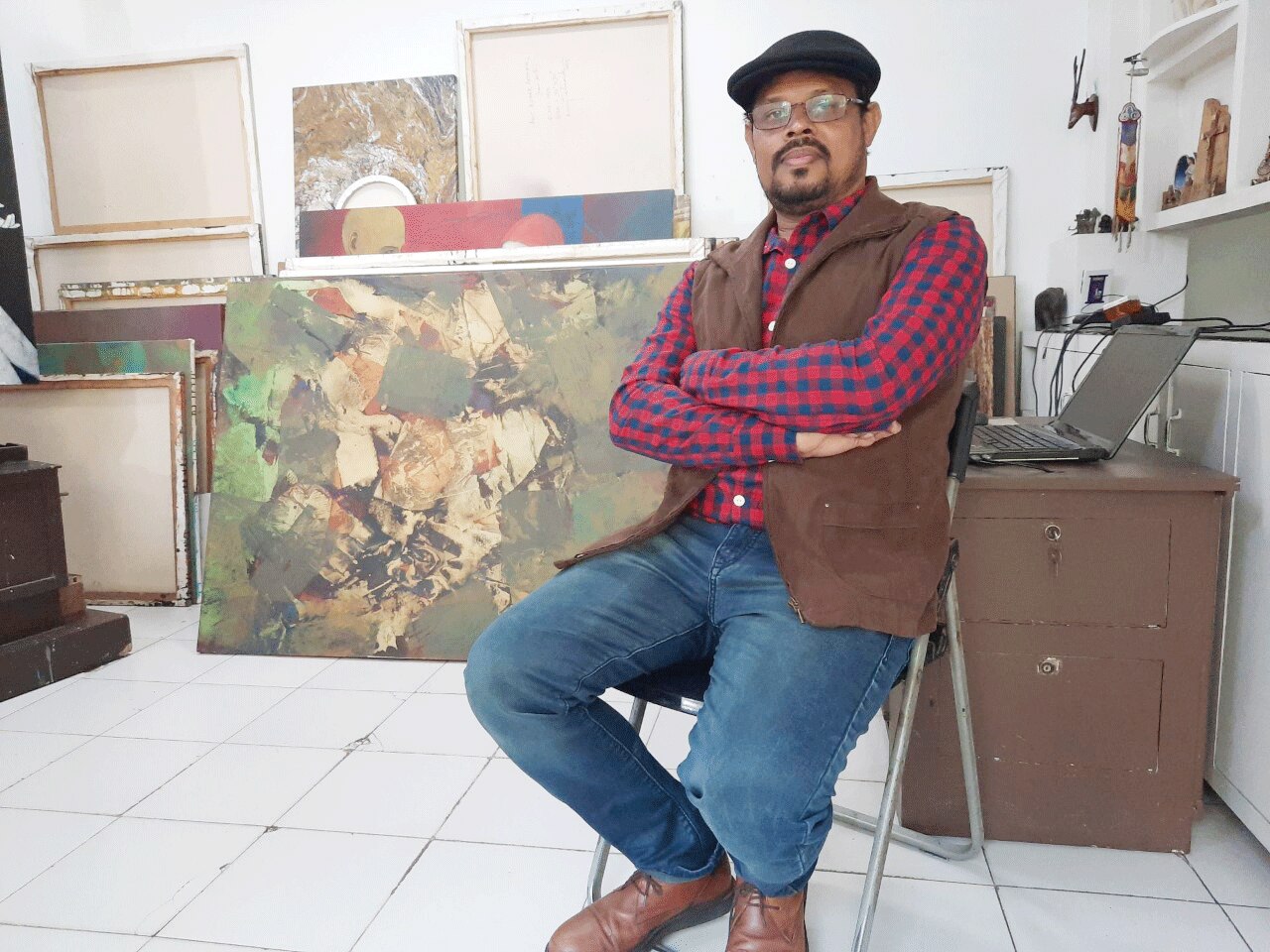 odia Artist Asit Patnaik International Painting | ରଙ୍ଗ, ତୁଳୀ ଆଉ ଜୀବନର ...