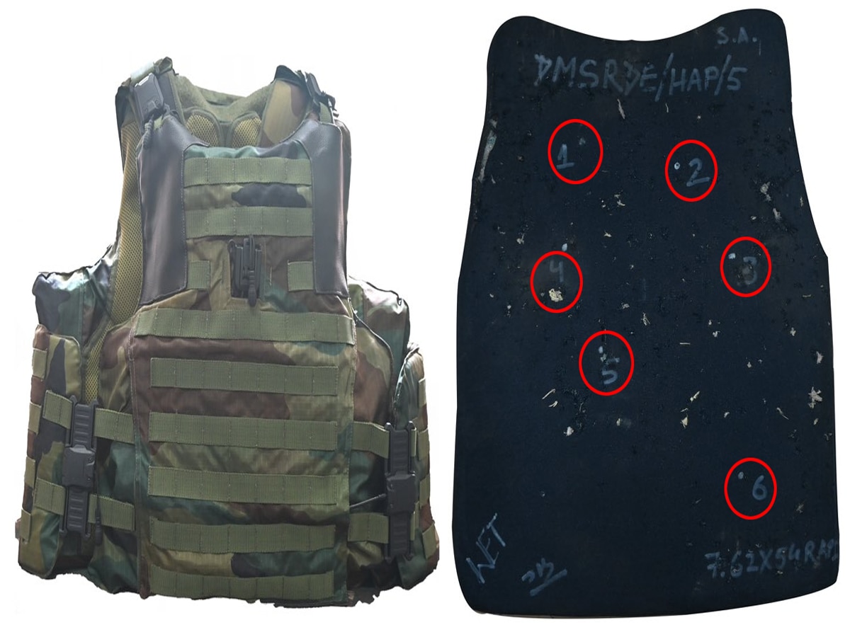 DRDO developed light weight Bullet Proof Jacket for protection against ...