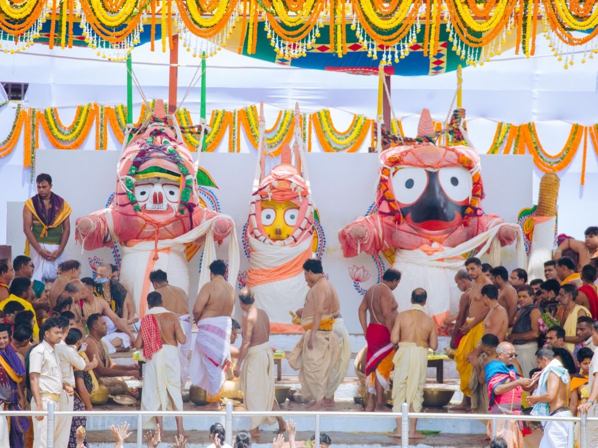 Snana Purnima 2025 LIVE: ଆଜି ସ୍ନାନ ପୂର୍ଣ୍ଣିମା || deba snana purnima ...
