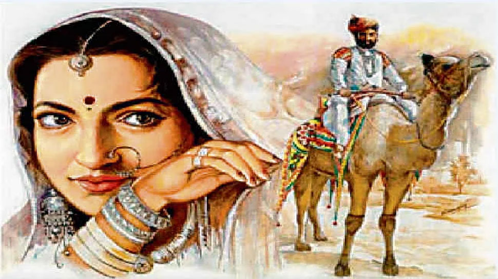 know the Unquie Rajasthani couple Mumal and Mahendra desert Love Story ...