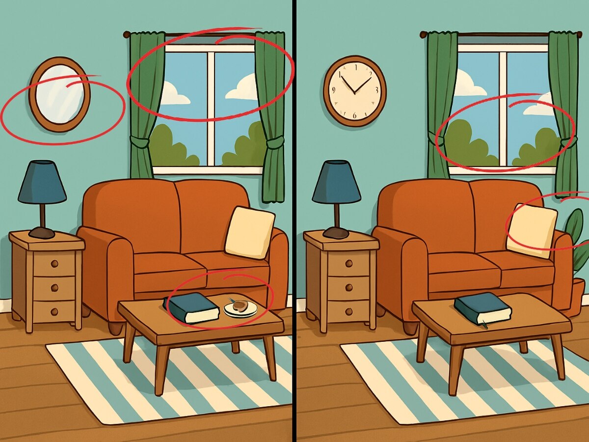 Optical Illusion game spot the difference in pictures in 10 seconds brain teaser quiz। Optical ...