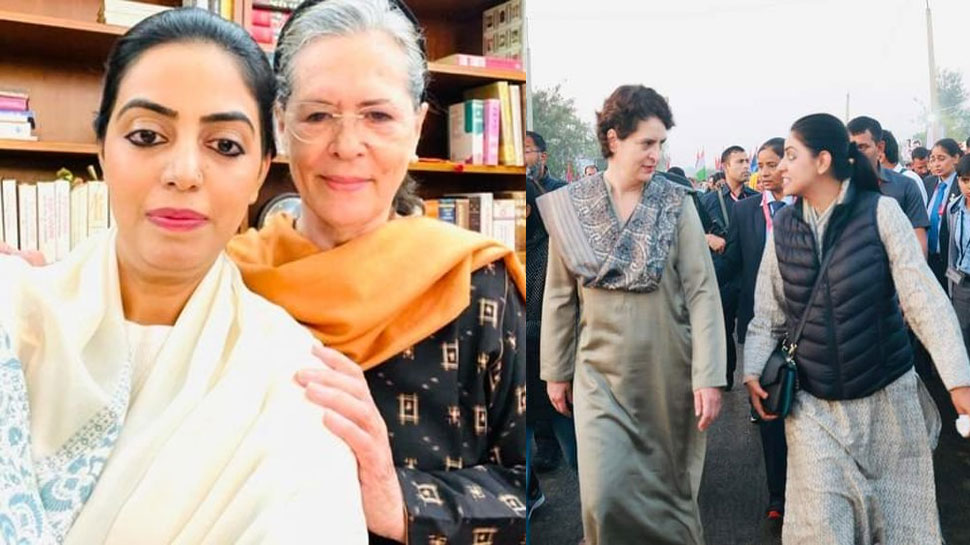 Hanuman Beniwal mocks Divya Maderna photo with rahul gandhi but she ...