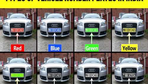 How many type of Vehicle Number Plates in India Number Plate Hindi News