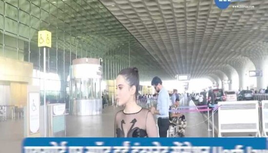 urfi javed airport look today video viral today uorfi new dress in hot ...