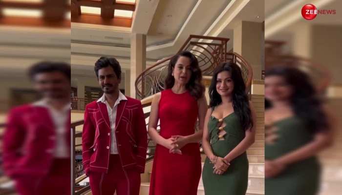 Kangana Ranaut Gave Poses With Avneet Kaur Nawazuddin Siddiqui Tiku