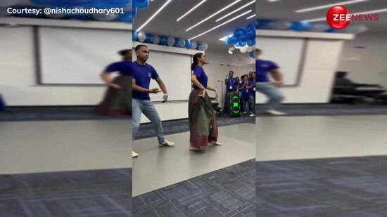 Indigo crew members dance on govinda's Chalo Ishq Ladayein song going ...
