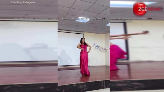 Girl rocking dance performance at college farewell set stage on fire ...